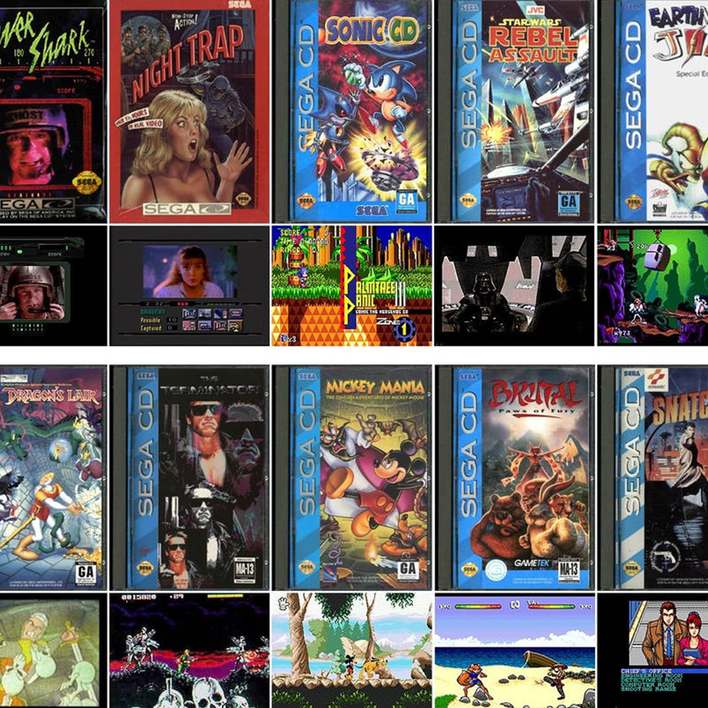 Sega CD Games – CNAG New Cut